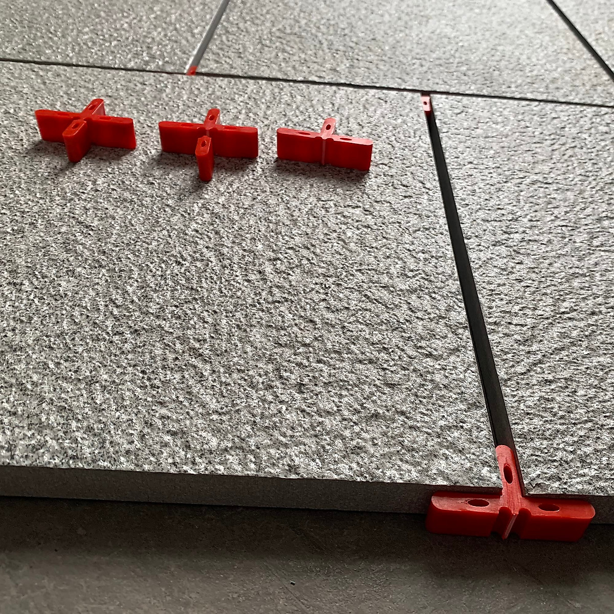 Outdoor Brick leveling Spacers DIY 5/8-Inch Tile Spacers for Slab Spacers 50 pieces/package Red Brick install Leveling Tool Joint Crosses Building Products Material 15mm x 6mm