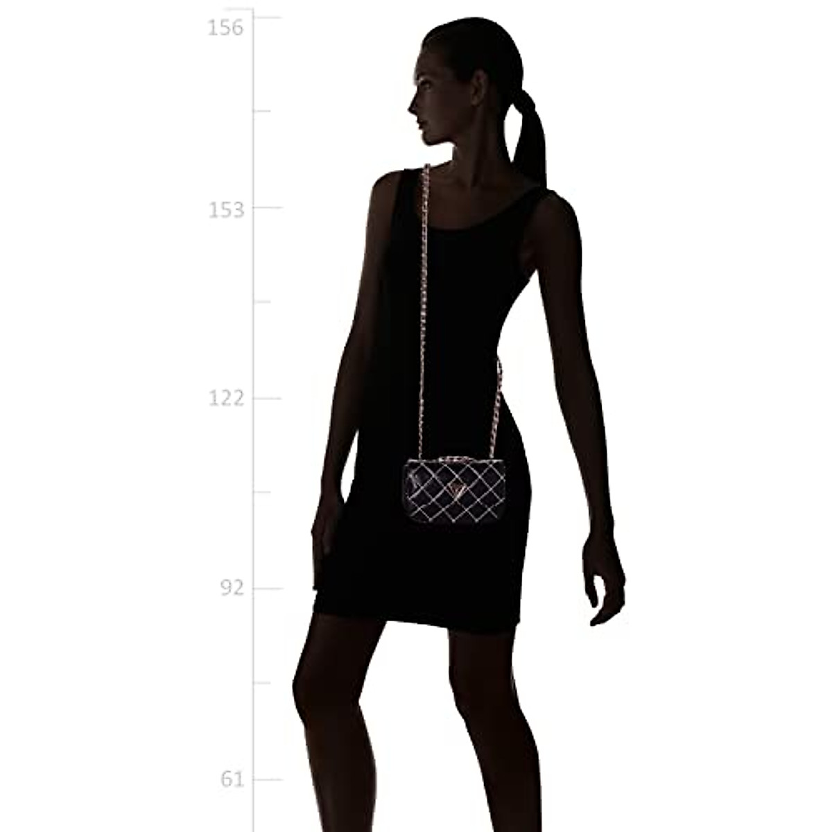 GUESS Cessily Micro Mini, Black Multi