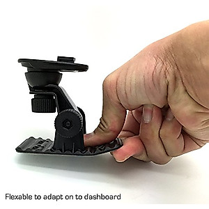 ChargerCity Sirius XM Satellite Radio Multi Adjust Adhesive Car Truck Dashboard Console Mount for All Onyx EZR EZ Plus Lynx Delphi Skyfi Skyfi2 ROADY 2 XT Pioneer INNO (Vehicle Dock NOT Included)