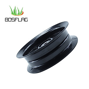 BOSFLAG 196106 Idler Pulley Replaces Husqvarna 532196106 Husqvarna Idler Pulley 532196106 Pulley, Craftsman 196106 Pulley 197379 Idler Pulley, 532197379 for Husqvarna z254, RZ5424, YTH2348 Ride Mowers