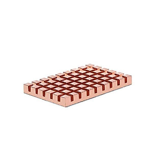 Easycargo M.2 2242 Heatsink Kit, High Performance Copper Heat Sink + Pre-applied 3M 8810 Thermal Conductive Tape for cooling mSATA M.2 2242 SSD Mini-SATA Solid State Disk NGFF 40mm x 26mm x 4mm