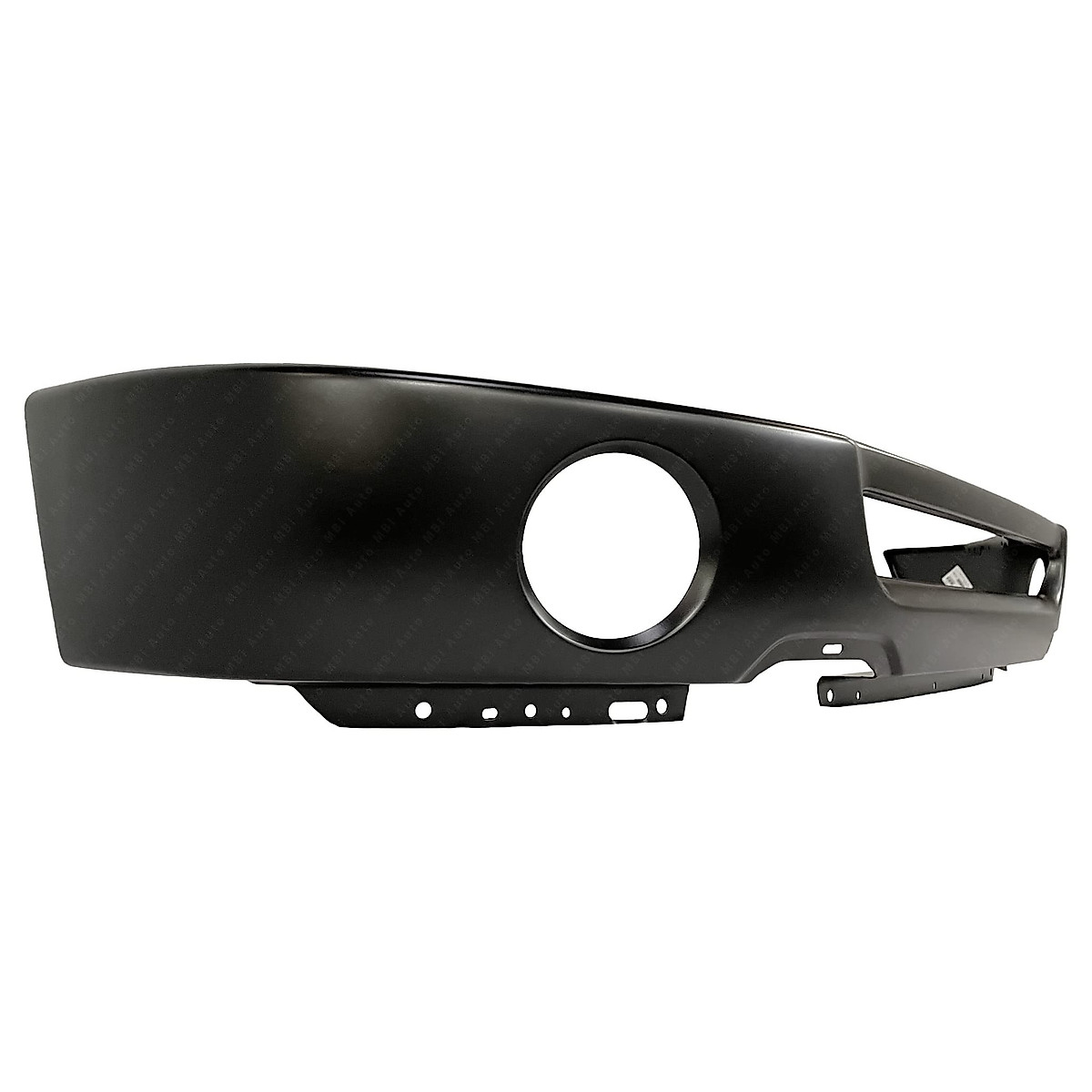 Crash Parts Plus Painted Black Steel Front Bumper for Ford F-150, Lincoln Mark LT - FO1002401