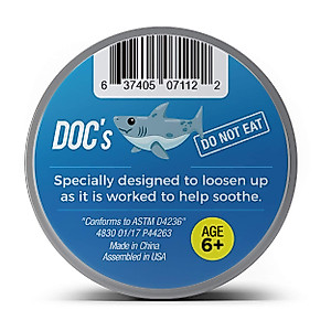 Gears Out Shark Snot Fidget Putty Stress Relief Cool Shark Ideas for Kids Stocking Stuffers for Boys and Girls Weird White Elephant Ideas Fidget Toys Blue Therapy Putty