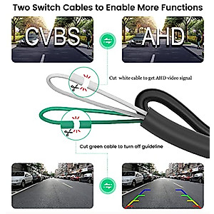 Vehicle HD 720P Backup Camera for Audi A4L A5 A3 Q3 Q5 RS6 for VW Passat Tiguan Jetta Sharan Touareg Lavida Skoda, Car Rear View Trunk Handle Camera