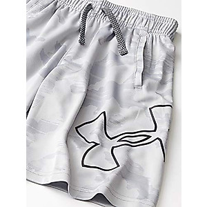 Under Armour Renegade 2.0 Jacquard Shorts, Mod Gray (011)/Black, Youth X-Small