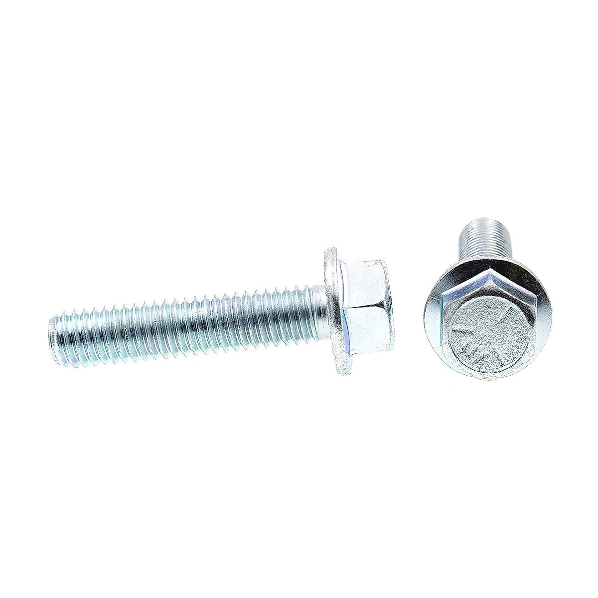 Prime-Line 9091216 Serrated Flange Bolts, 3/8 In.-16 X 1-3/4 In., Zinc Plated Case Hard (25 Pack)