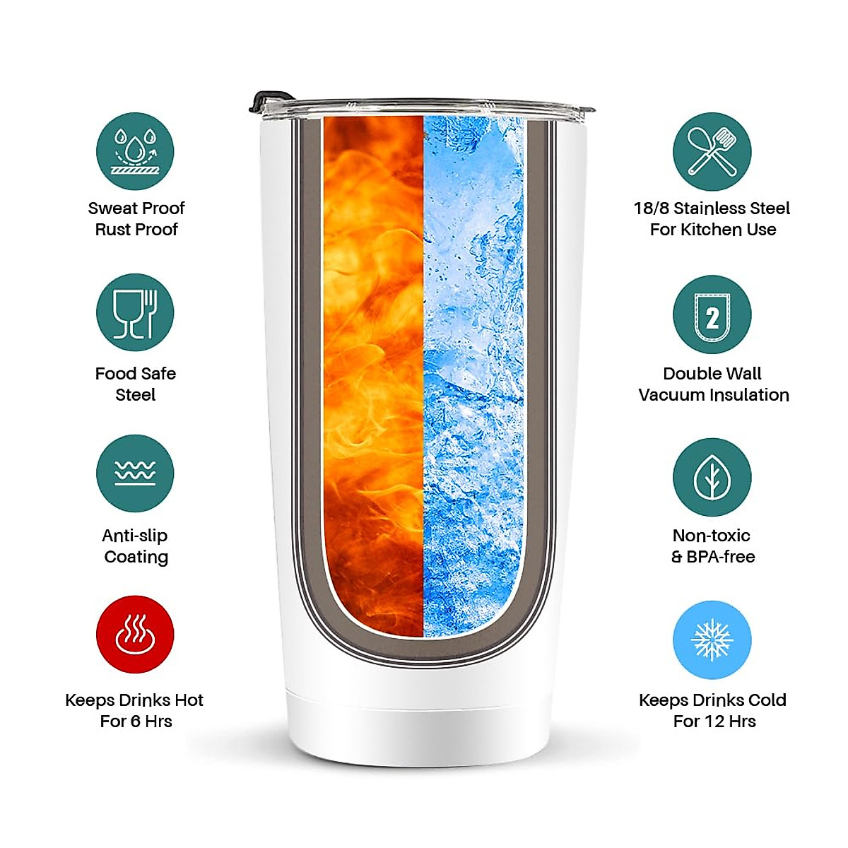 kdxpbpz Birthday Gifts for Women, Stainless Steel Tumbler 20oz, Funny Birthday Gift Ideas for Her, Mom, Wife, Daughter, Sister, Aunt - Not A Day Over Fabulous