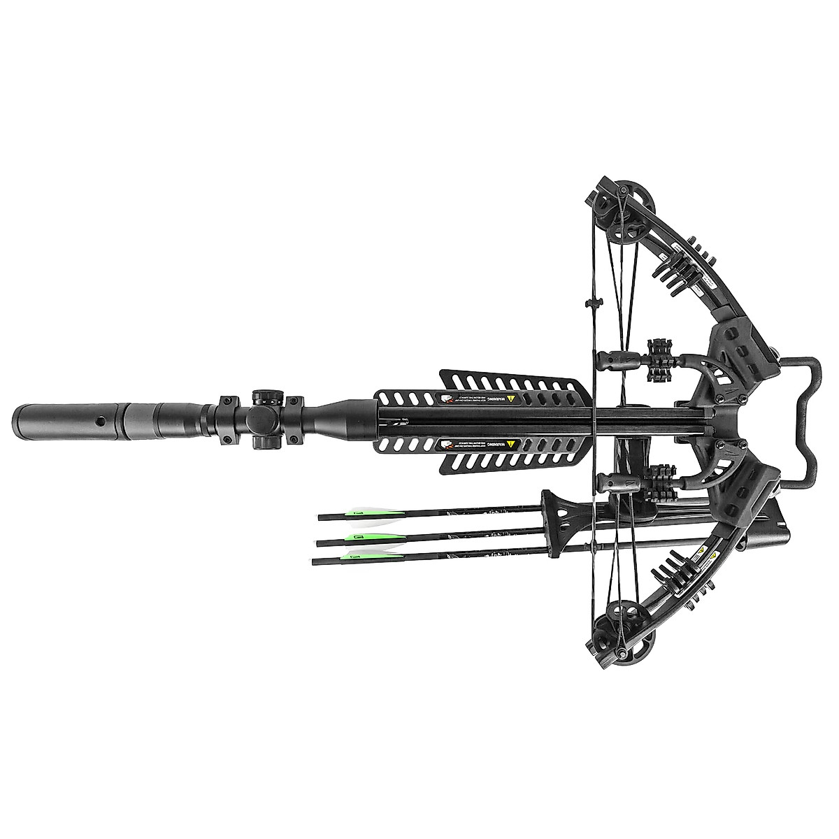 Killer Instinct Burner 415 Crossbow Package. The Burner 415 Shoots a Heart Stopping 415 FPS, Packing a Whopping 141 Foot Pounds of Kinetic Energy, All Released with a 3.5 Precision Grade Trigger.