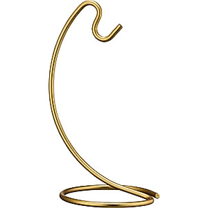 Homeries Banana Holder Modern Banana Hanger Tree Stand Hook for Kitchen Countertop, Brushed Brass Banana Stand