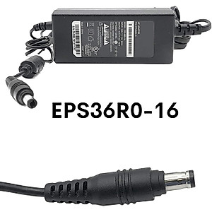 Buck AT&T EPS36R0-16 / EPS36R0-40 AC Replacement Power Adapter for Arris Gateway Modem BGW210-700, Genuine Charger for Modems, Routers, and Other Devices - 12V-3A 36W Output