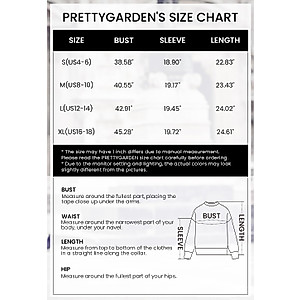 PRETTYGARDEN Women's 2024 Winter Pullover Sweater Casual Long Sleeve Crewneck Loose Chunky Knit Jumper Tops Blouse (Khaki,Small)