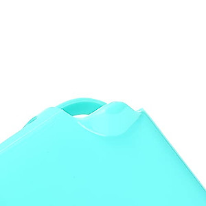 Game Console Protective Cover, Precise Cutou TPU Sleeve Anti Fingerprint Wear Resistant Half Packed Comfortable for Switch Lite(Turquoise)