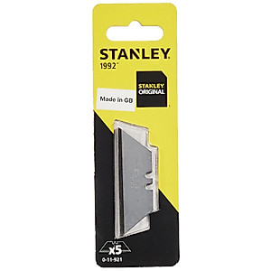 Stanley 0-11-921 Knife Blade "1992" unperforated (5 Piece), Silver