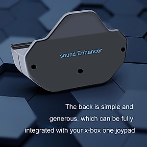 Cuifati Headphone Adapter, Controller Audio Adapter, 3.5 mm Audio Port, for Xbox One Wireless Gamepad(Black)