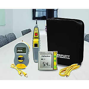 Triplett CPK1000IL2 Byte Brothers Testing Kit with Real World Certifier Ethernet Cable Category Verifier / Coax Tester and Power Panel CAT 5/6 Digital Voltmeter