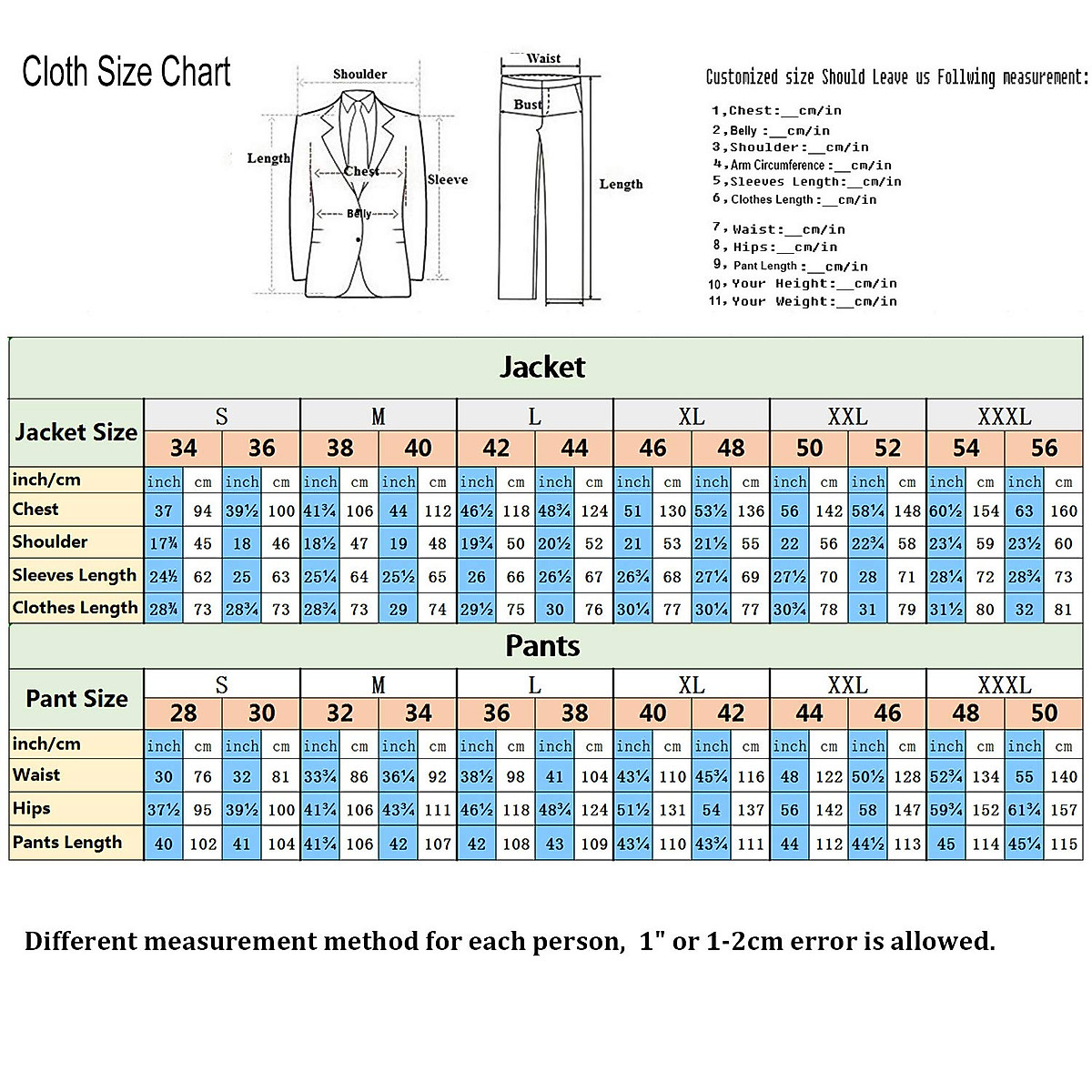 Lovee Tux Men's Suits for Wedding Slim Fit 3 Pieces Suit Groom Tuxedos Blazer Tux Vest Trousers Prom Suits (Blazer+Vest+Pants) (34,Black)