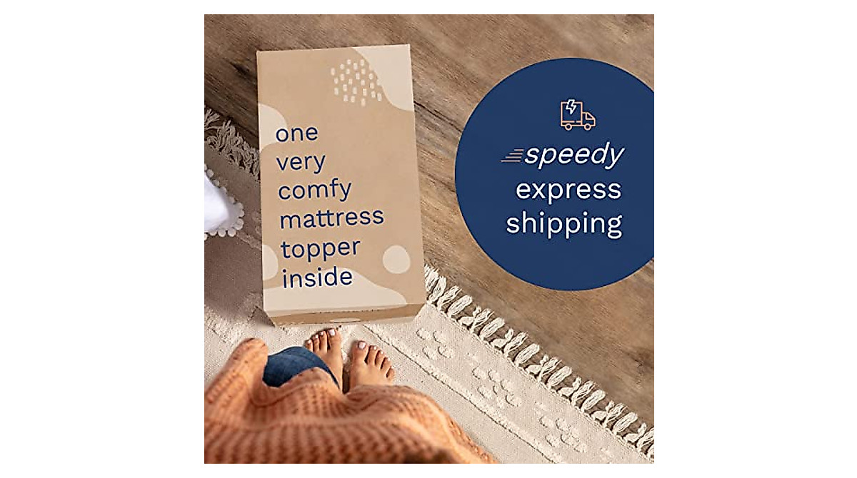 ViscoSoft 3 Inch Memory Foam Mattress Topper Queen - Support & Cool Sleep