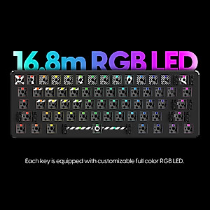 Pulsar Gaming Gears - PCMK Gaming Mechanical Keyboard ANSI Hot Swappable 60% (Barebone, Black)