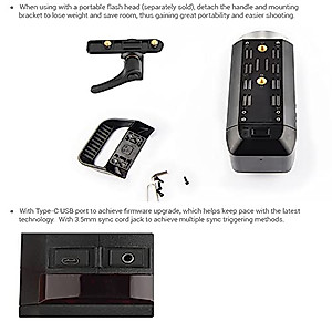 Godox AD400 Pro Godox AD400Pro All-in-One Outdoor Flash Has 400ws Strong Power,0.01~1s Recycle Time,12 Continuous Flashes in 1/16 Power Output,30W LED Modeling Lamp,380 Full Power Pops