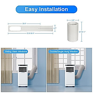 Wiytamo 10,000 BTU Portable Air Conditioners for Room Up to 450 Sq.Ft, 4-in-1 Portable AC Unit, Heater, Dehumidifier & Fan with Remote Control, Self Evaporation System, LED Display