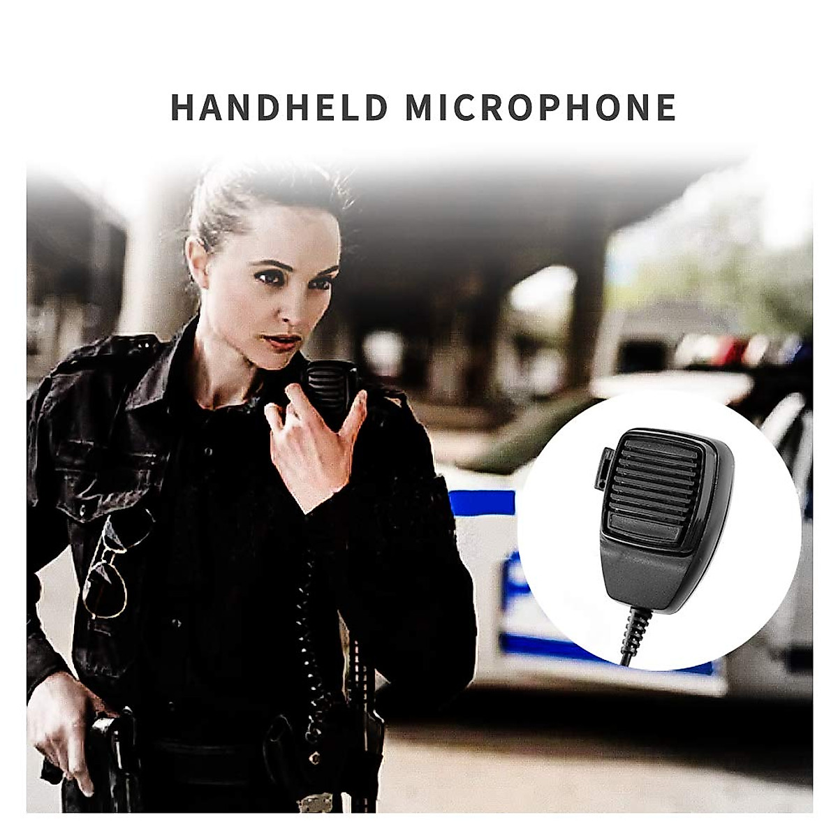 YHAAVALE Car Police Siren,Electronic Emegency Siren,9 Tone Wired PA System for Car