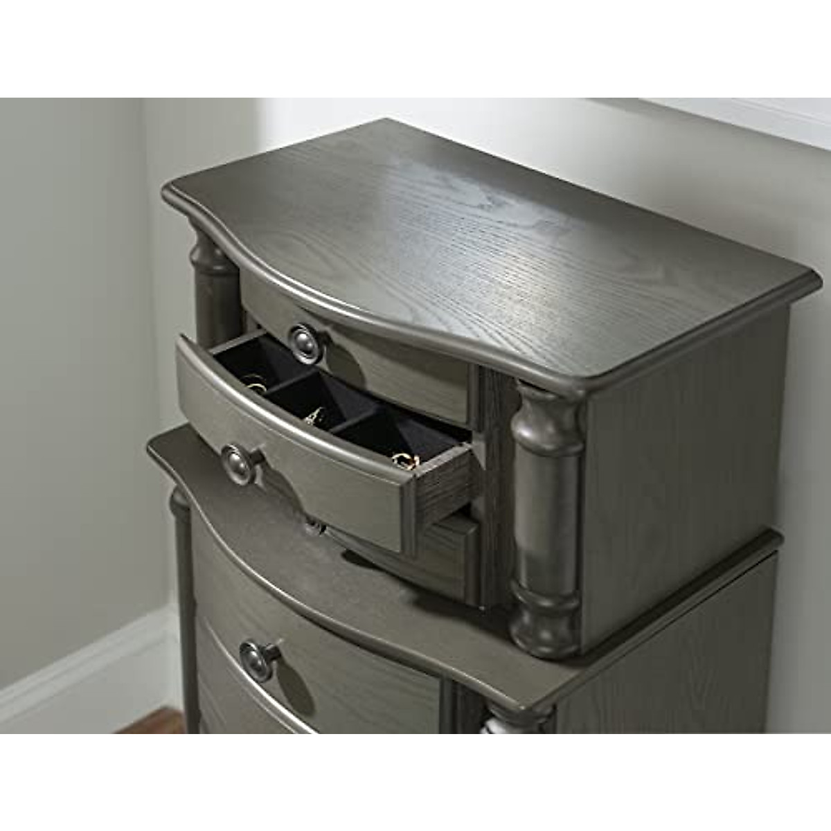 Powell Company Grey Wash Jewelry Powell Viola Armoire
