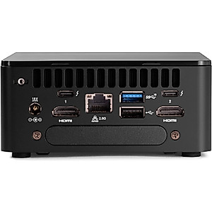 NUC NUC11PAHi7 Mini PC, Four-Core i7, NVMe SSD, Premum 64GB RAM, 1TB NVMe, WiFi 6, BT 5.0, Thunderbolt 3, 8K Support, Quadruple Monitor Capable - The Ultimate HTPC Solution for High-Performance!