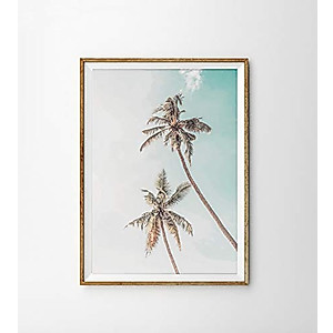 iMagitek Set of 6 Unframed California Coastal Surf Wall Art Prints, Beach Sunset Wall Poster, Surfboard Wall Art (8" x 10")