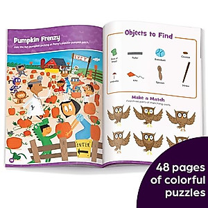 Halloween Hidden Pictures Puffy Sticker Playscenes: Over 50 Reusable Halloween Stickers to Decorate, Find Over 175 Hidden Objects, Solve Mazes and More (Highlights Puffy Sticker Playscenes)