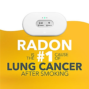 Airthings 2960 View Plus - Radon & Air Quality Monitor (PM, CO2, VOC, Humidity, Temp, Pressure)