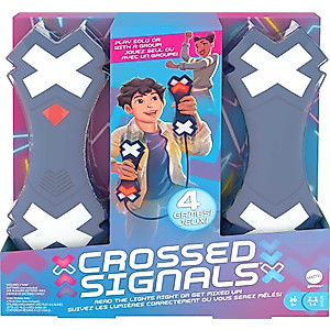 Mattel Crossed Signals Electronic Game with Pair of Talking Light Wands, Play Solo or with Up to 4 Players 8 Years & Older