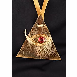 Dreamgirl Adult King Tut Costume, Mens Ancient Egyptian Pharaoh, Fashion King of Egypt Halloween Costume Medium