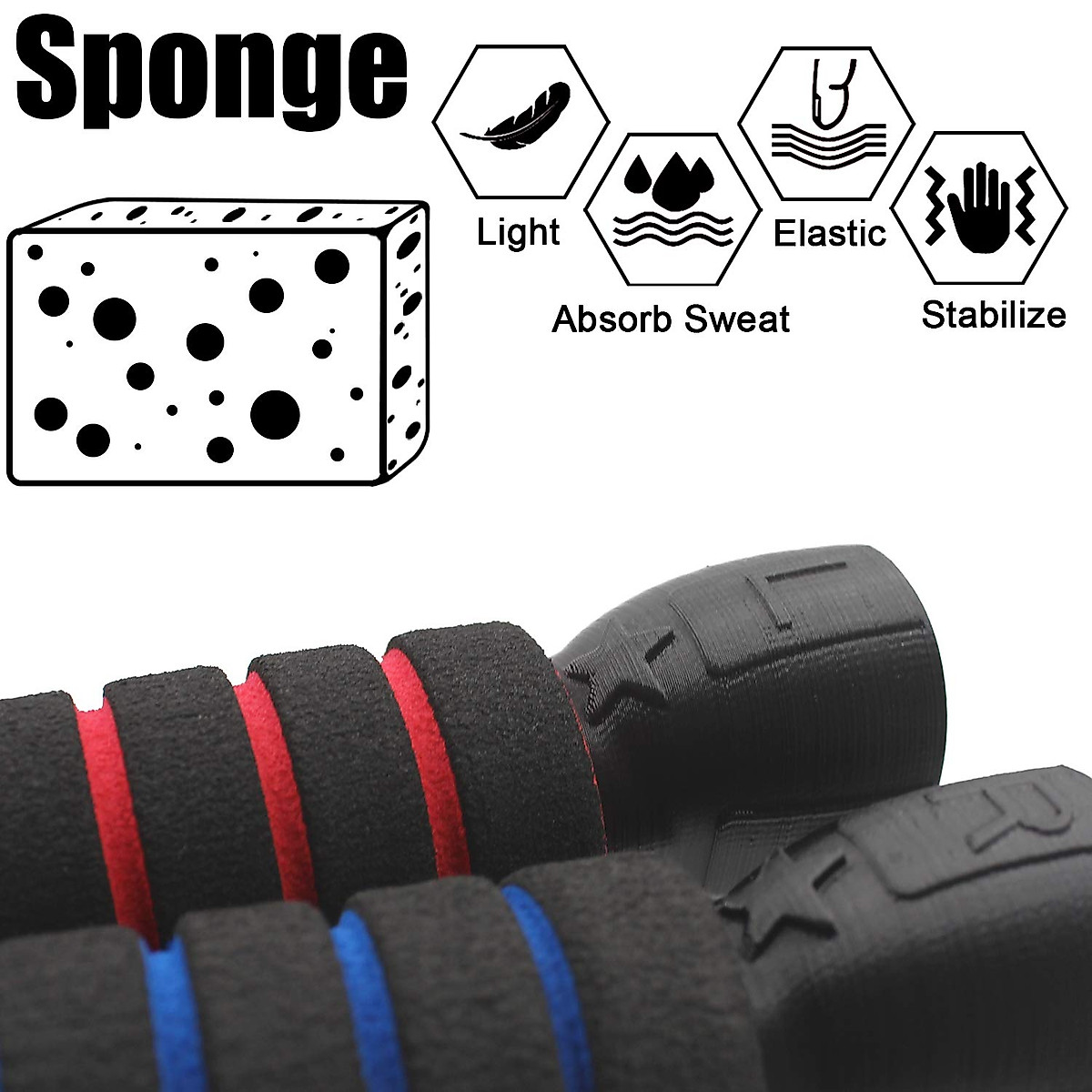 Quest Rhythm Lightsaber Stick vr beatsaber Game psvr Lightsaber Handle Stick Accessories vr Accessories (Long-Stick Type) (Black)