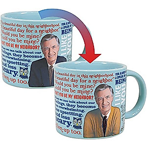 Mister Rogers Heat Changing Mug - Add Coffee or Tea and Mr. Rogers' Jacket Changes to His Sweater - Comes in a Fun Box