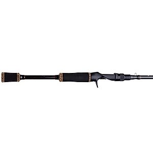 Halo Fishing Scott Canterbury Series Fishing Rod, Casting Rod, 7' Medium, Black