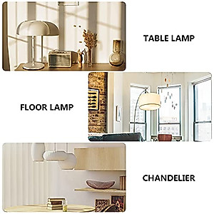 Lurrose 2PCS Paper Floor Lamp Shade Nordic Style Floor Lamp Cover Contemporary Floor Lamp Shade for Home Hotel Floor Lamp Living Room