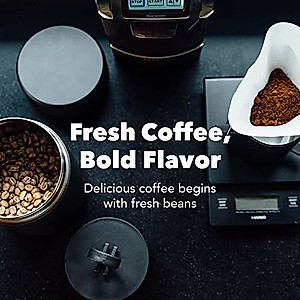 MiiR, Airtight Coffee Canister, Portable Storage for Coffee, Tea, and More, Stainless Steel Construction, Copper Matte