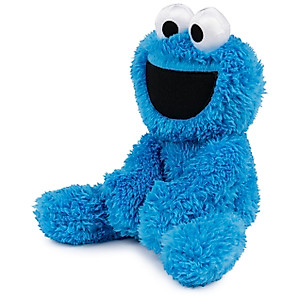 GUND Sesame Street Official Cookie Monster Take Along Buddy 13'' Polyester Plushie Stuffed Kids Toy, For Kids Ages 1 and Up, Blue