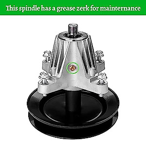 918-04822B Spindle Assembly Fit for 42" Lawn Mower, Deck Spindle for Cub-Cadet LTX1040 Craftsman LT2000 Troy Bilt Pony Bronco Deck Tractor Riding Mowers, Replace 918-04822A 618-04822