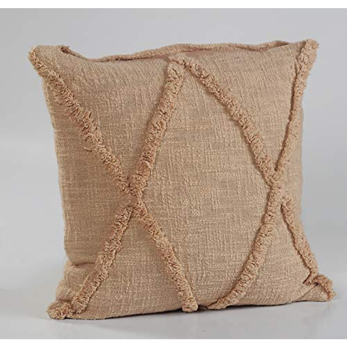 LR Home Raquel Pillow, 18" x 18", Peach