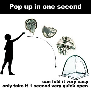 Pop up Gardening Net Cover,36x36x39 inch Pack of 2,Pest Guard Cover for Vegetables Fruits Durable Plant Gardening Net, Pop-Up Chicken Pen for Small Animals Outdoor Run and Pet Enclosure