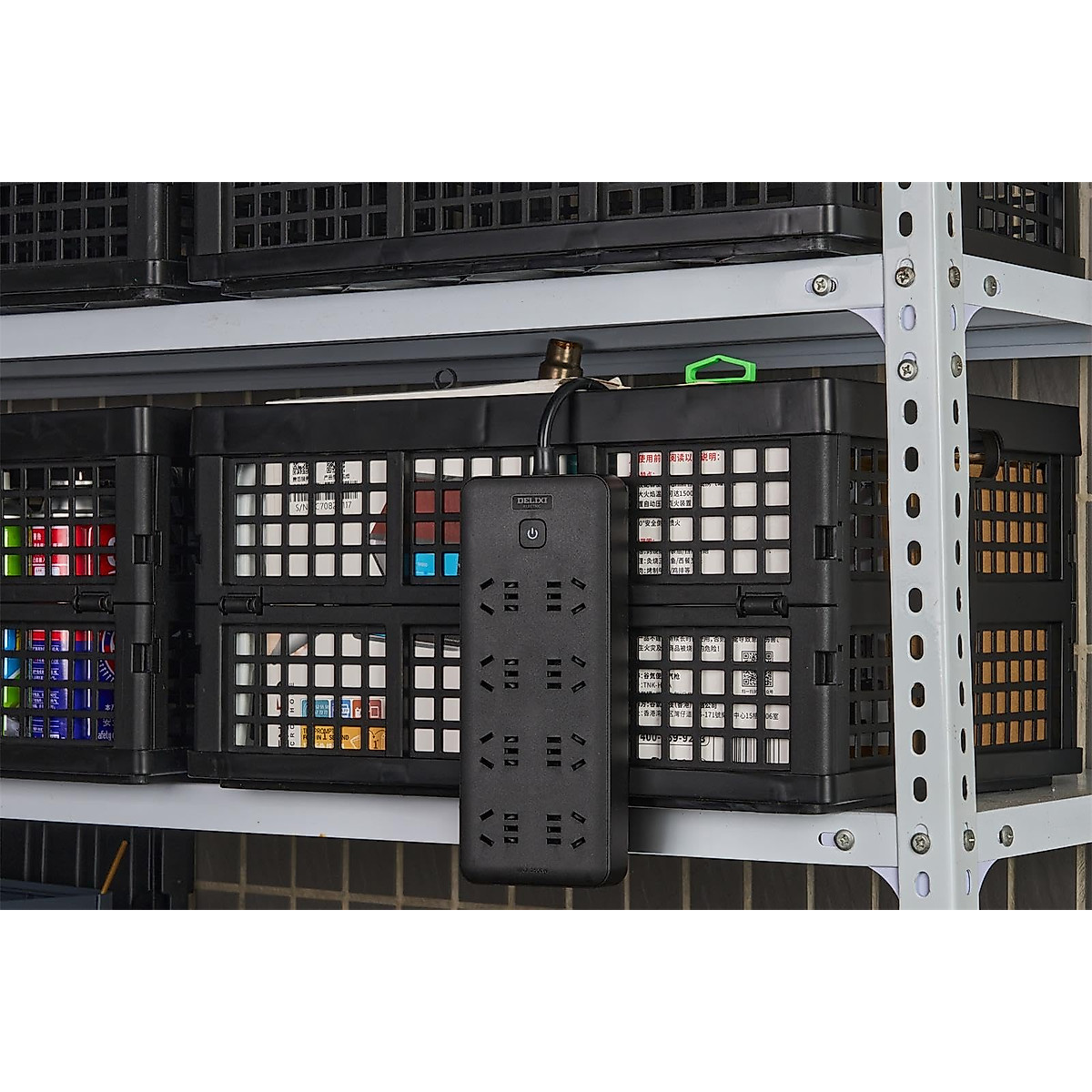 Aebeky 3-Pack Plastic Collapsible Storage Crates-30L,Foldable Plastic Crates for Storage (Black)