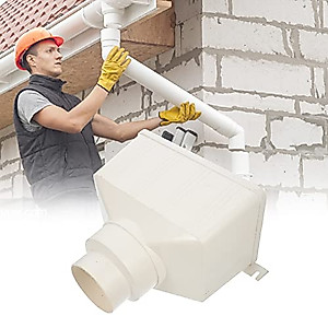 DOITOOL Gutter Downspout Adapter Universal Rainwater Gutter Downspout Outdoor Downspout Drainage Connector for Gutter Downspout Extensions (10.41x8.25x5.82 Inch)