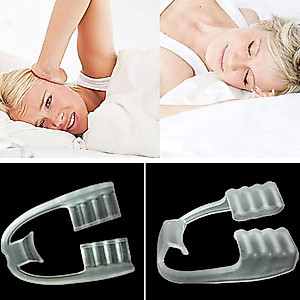 BESPORTBLE 4PCS EVA Food Grade Mouth Guard Dental Night Protector Tooth Grinding Guard for Sleep Men Women