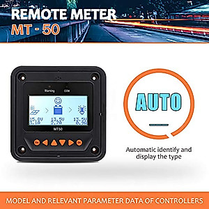 EPEVER MT-50 Remote Meter MT-50 Solar Controller LCD Display Remote Meter Fit for TracerAN, BN, TRIRON Series Solar Panel Battery Regulator