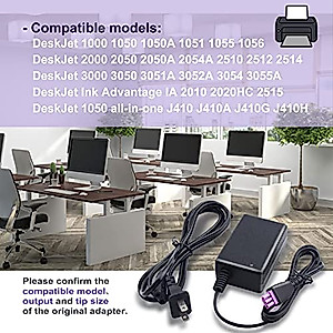 Burflo 30V 333mA Ac Adapter 0957-2286 for HP Deskjet 1000 1050 1051 1055 1056 2000 2050 3000 3050 3050A 3051A 3052A 3054 3510 3512 Printer Series J110A J310A J410 J410E J510 J611 0957-2290 0957-2398