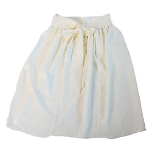 Making Believe Women's Large Colonial Peasant Cream Polyester Apron