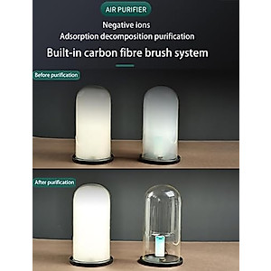 HEYAXA Air Purifiers for Home Large Room, H13 True HEPA Filter, Filterable 99.97% Micron Particles/Smoke/Pet Dander/Odor/for Office, Dorm, Apartment, Kitchen (Green Leaves)