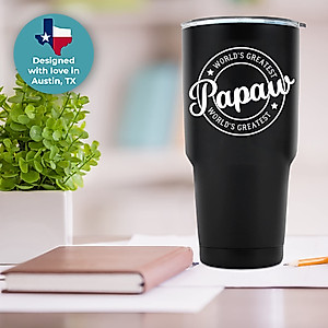 Papaw Tumbler 30oz, Best Pawpaw Gifts From Grandchildren, Best Papaw Gifts For Pawpaw From Grandkids, Papaw Christmas Gifts For Pawpaw From Granddaughter, Pawpaw Gifts From Grandson, Papaw Coffee Mug