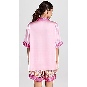 Karen Mabon Women's Barbie Short Set, Pink Multi, S